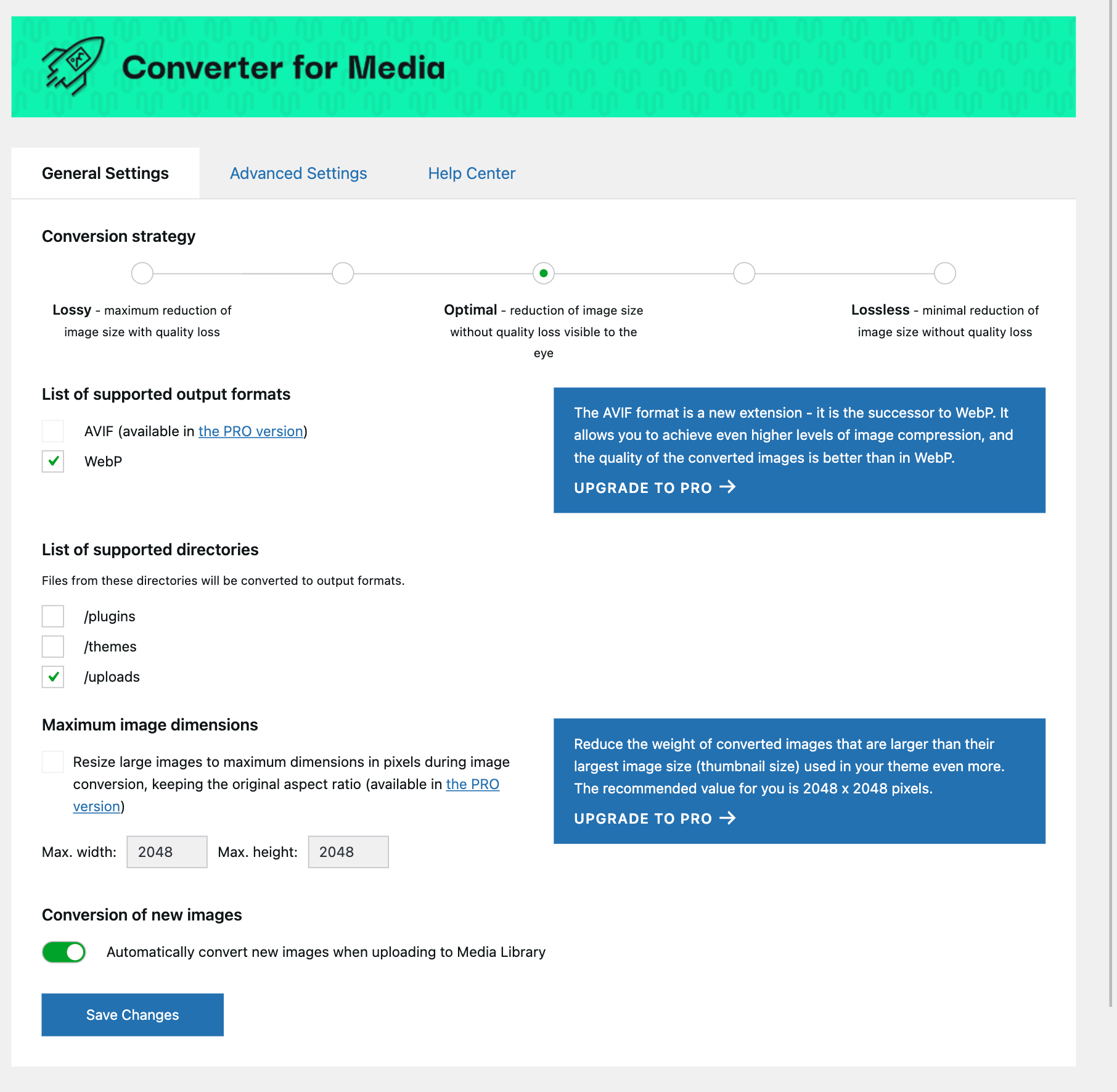 コアウェブバイタルに必須のWebPに対応！WordPressプラグイン「Converter for Media」がおすすめ | 神戸の ...